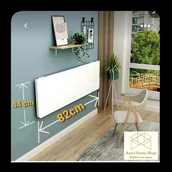 EDYS foldable table with wall bracket foldable shelves with wall ...