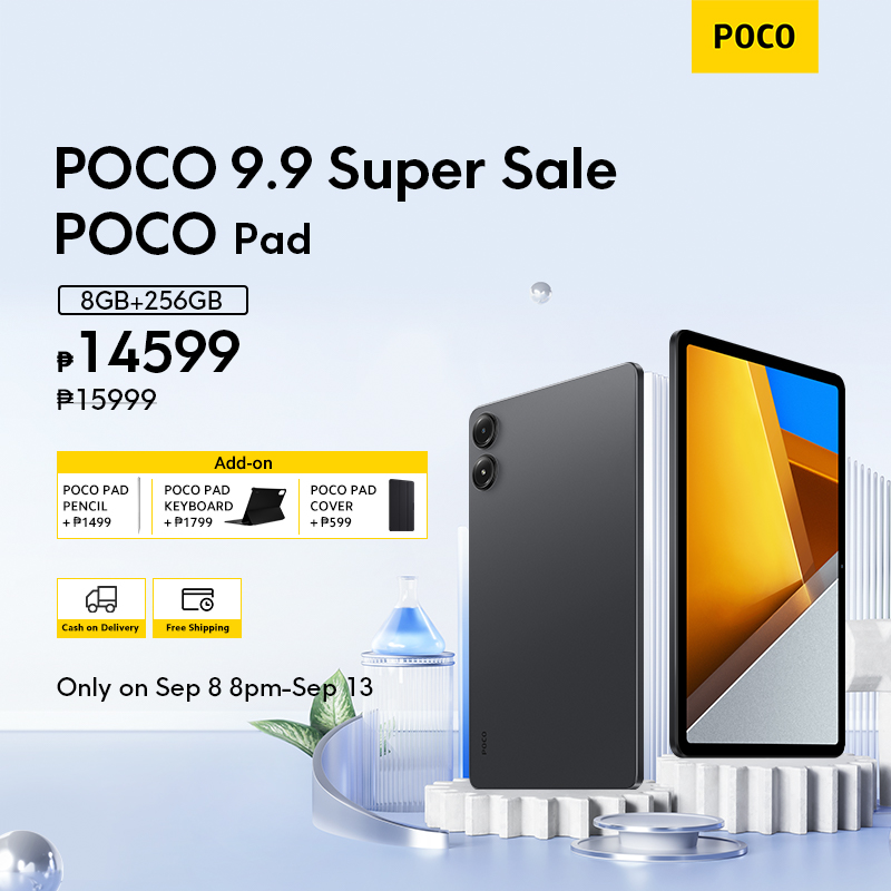 POCO PAD 8+256 powered by Snapdragon® 7s Gen 2 Global Version With 1 ...