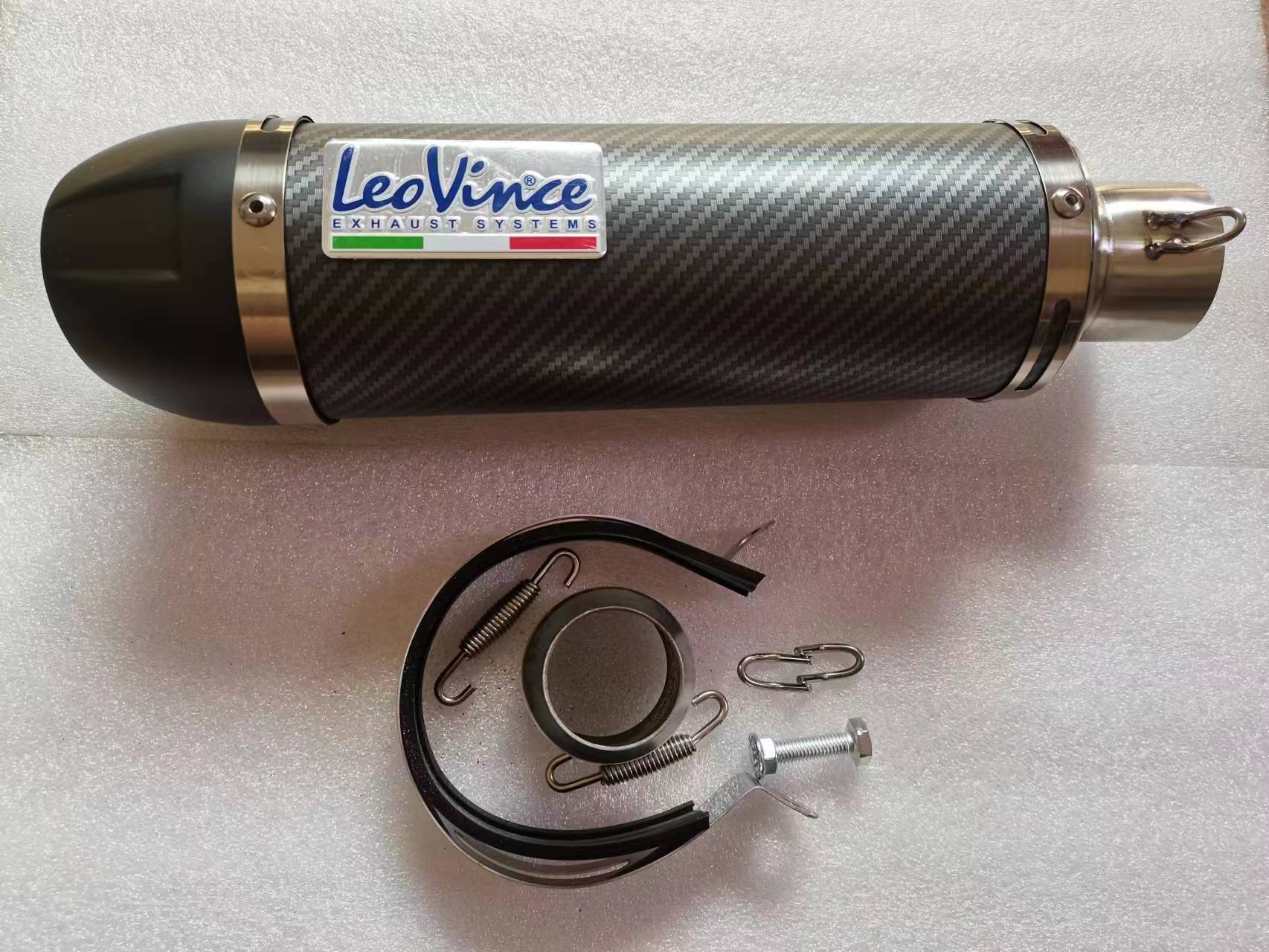 51mm 2Inches Universal motorcycle exhaust pipe carbon fiber Moto ...