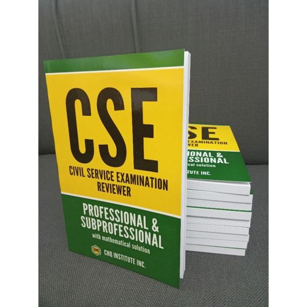 CSE REVIEWER / Civil Service Examination Reviewer | Lazada PH