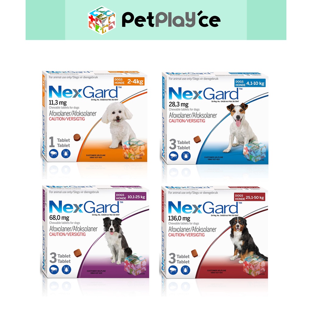 Nexgard Anti Tick & Flea with Sticker for DOGS Chewable | Lazada PH