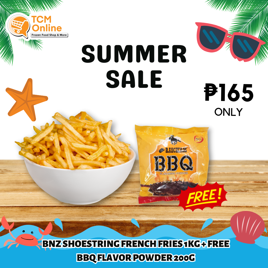 Shoestring French Fries + Free Rancheros BBQ Powder 200g | Lazada PH