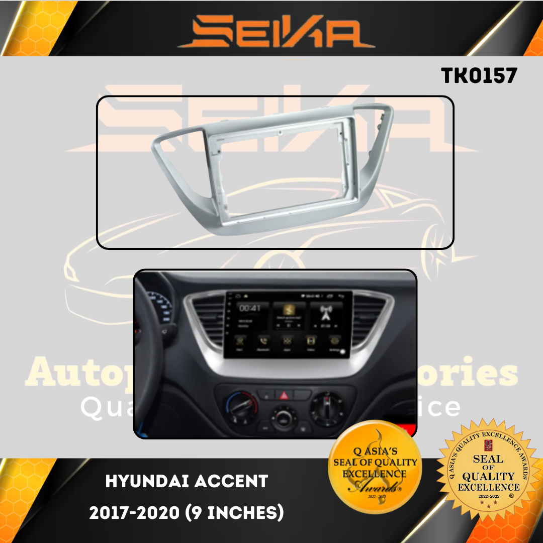 Hyundai Accent 2017-2020 Head unit panel frame (Stereo panel) (TK0157 ...