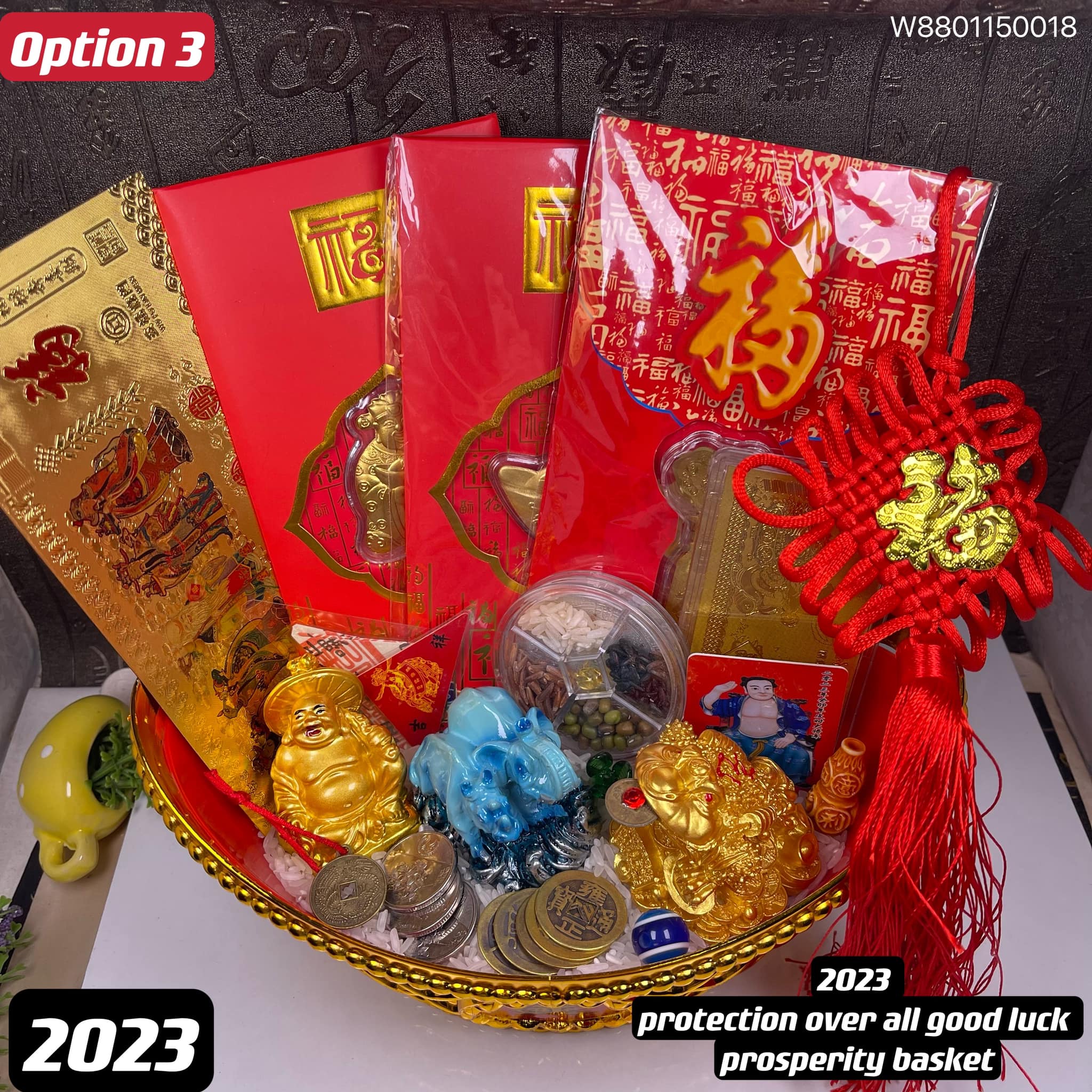 2023 protection & over all good luck prosperity basket 3 | Lazada PH