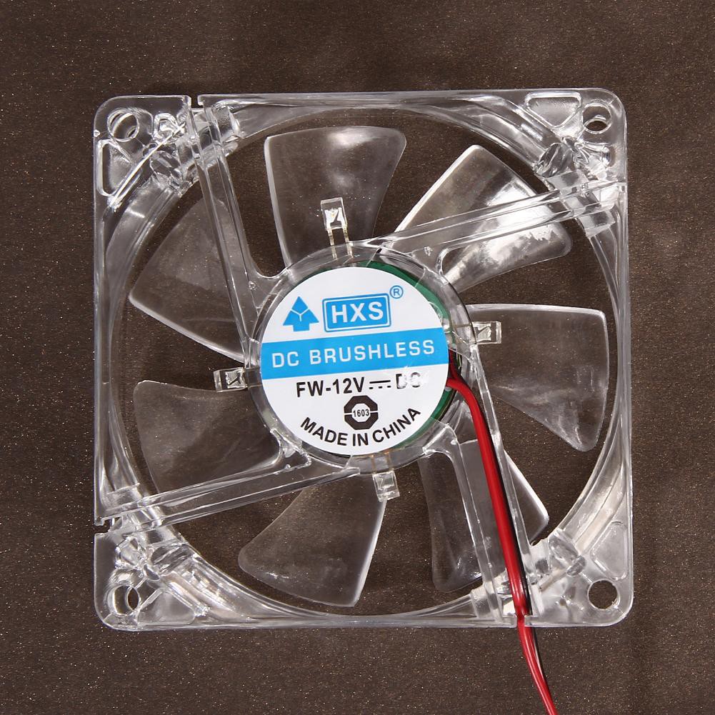 Vip-high Alloet 2Pcs CPU Cooling Fan Case 12V 4 Pin Cooler for Computer ...