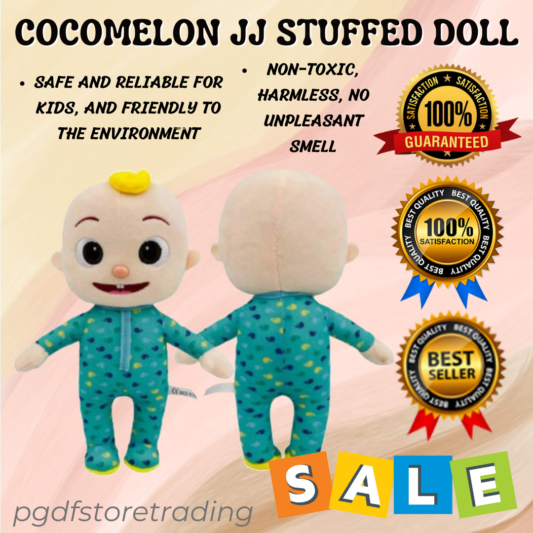 Cocomelon JJ Stuffed Doll JJ Stuffed Doll Plush Toy Cocomelon JJ ...