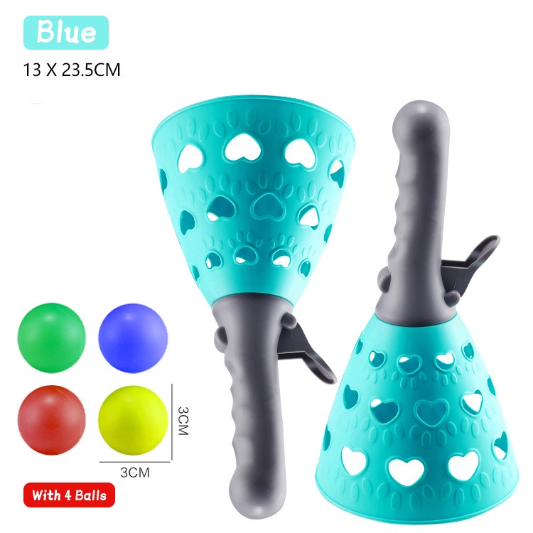 Outdoor Sports Games Children Throwing Catching The Ball Set Parent ...