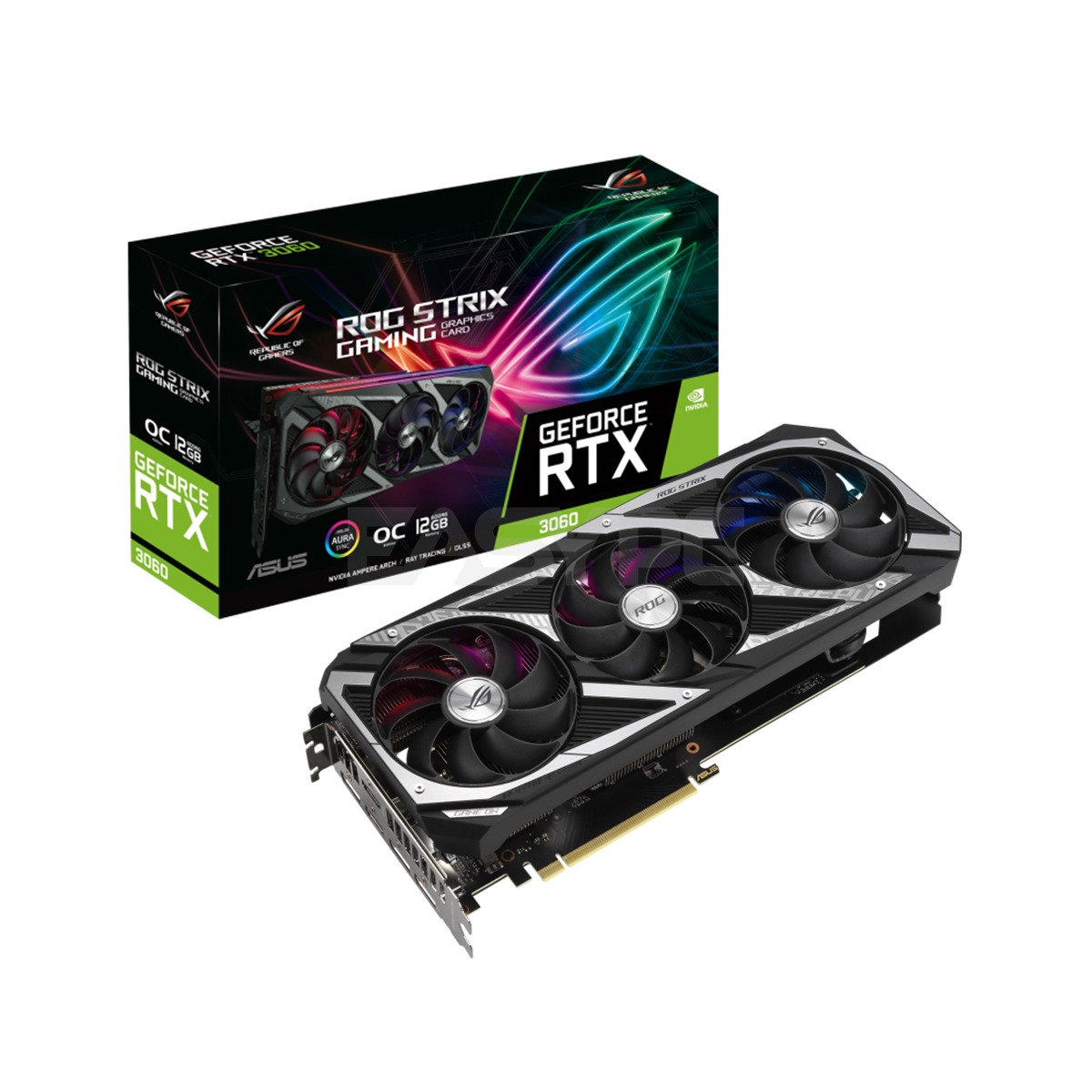 Asus ROG Strix Rtx 3060 V2 ROG-STRIX-RTX3060-O12G-V2 12gb 192bit GDdr6 ...