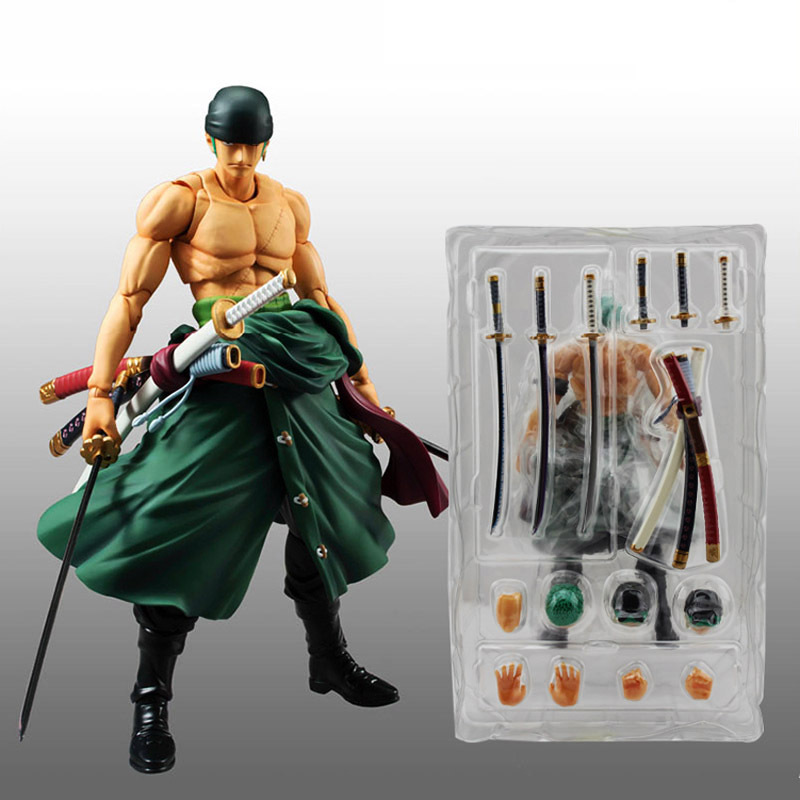 Anime Joints Movable Roronoa Zoro Action Figure Heroes DIY Assemble ...