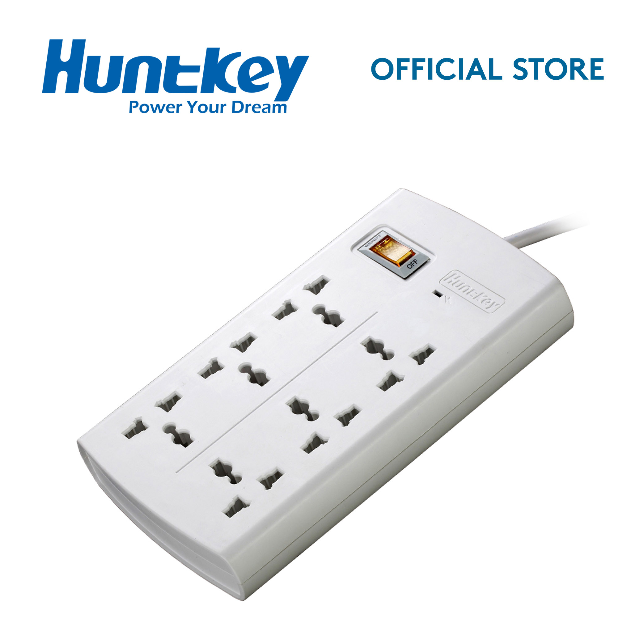 Huntkey SZM604 MAX2500W-MAX10A 250V Six Outlets Surge Protector Power ...