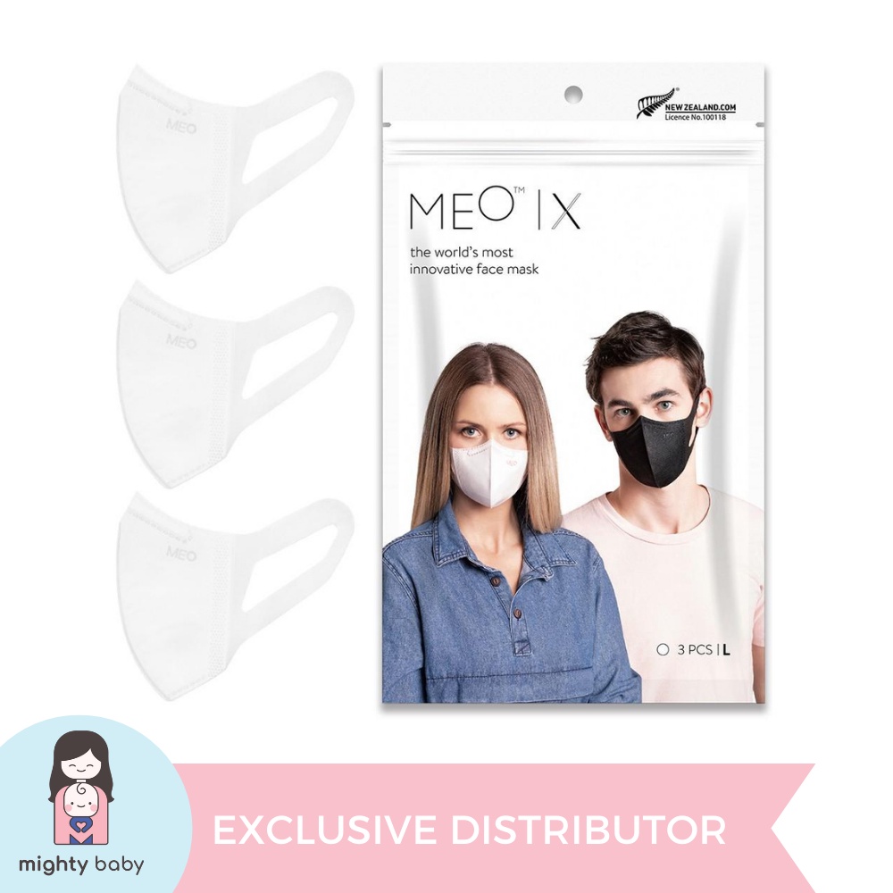 Breathable cotton Meo X Disposable Face Masks (Adults) - White | Lazada PH