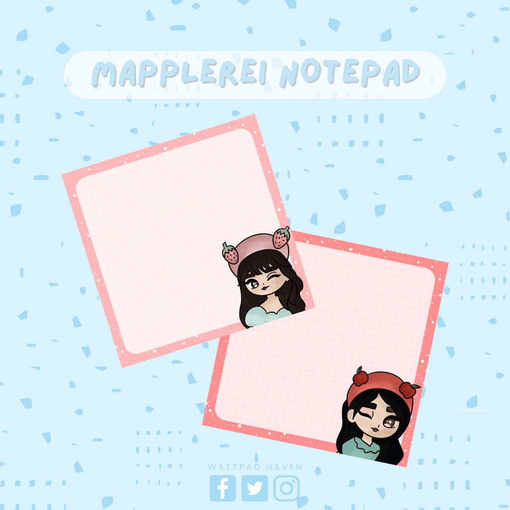 Jonaxx merch Mapple x Reniella chibi noted pad/memo pad | Lazada PH