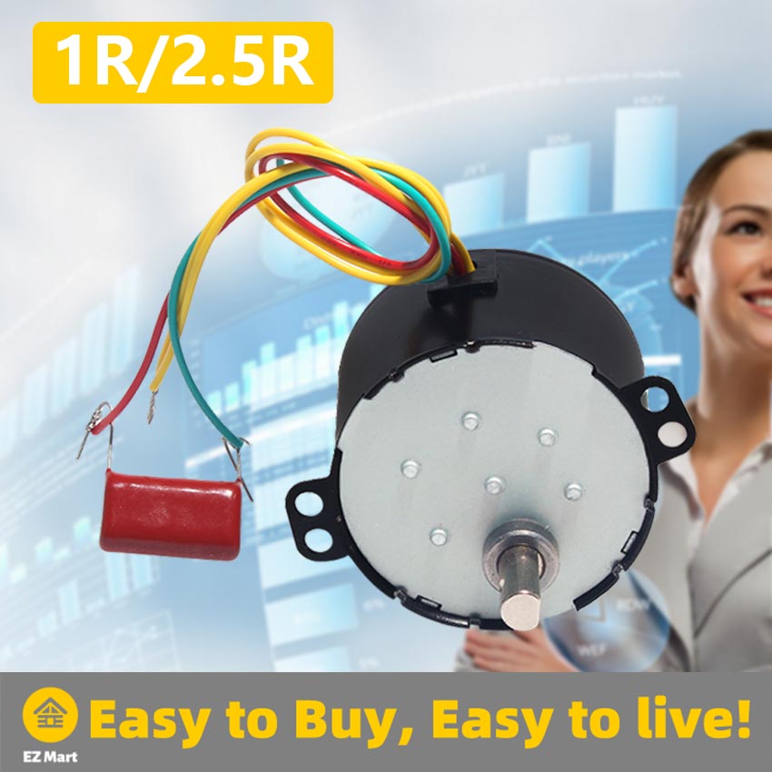 【Fast Shipping】 50KTYZ 6W Permanent Magnet Synchronous Motor 220V AC ...