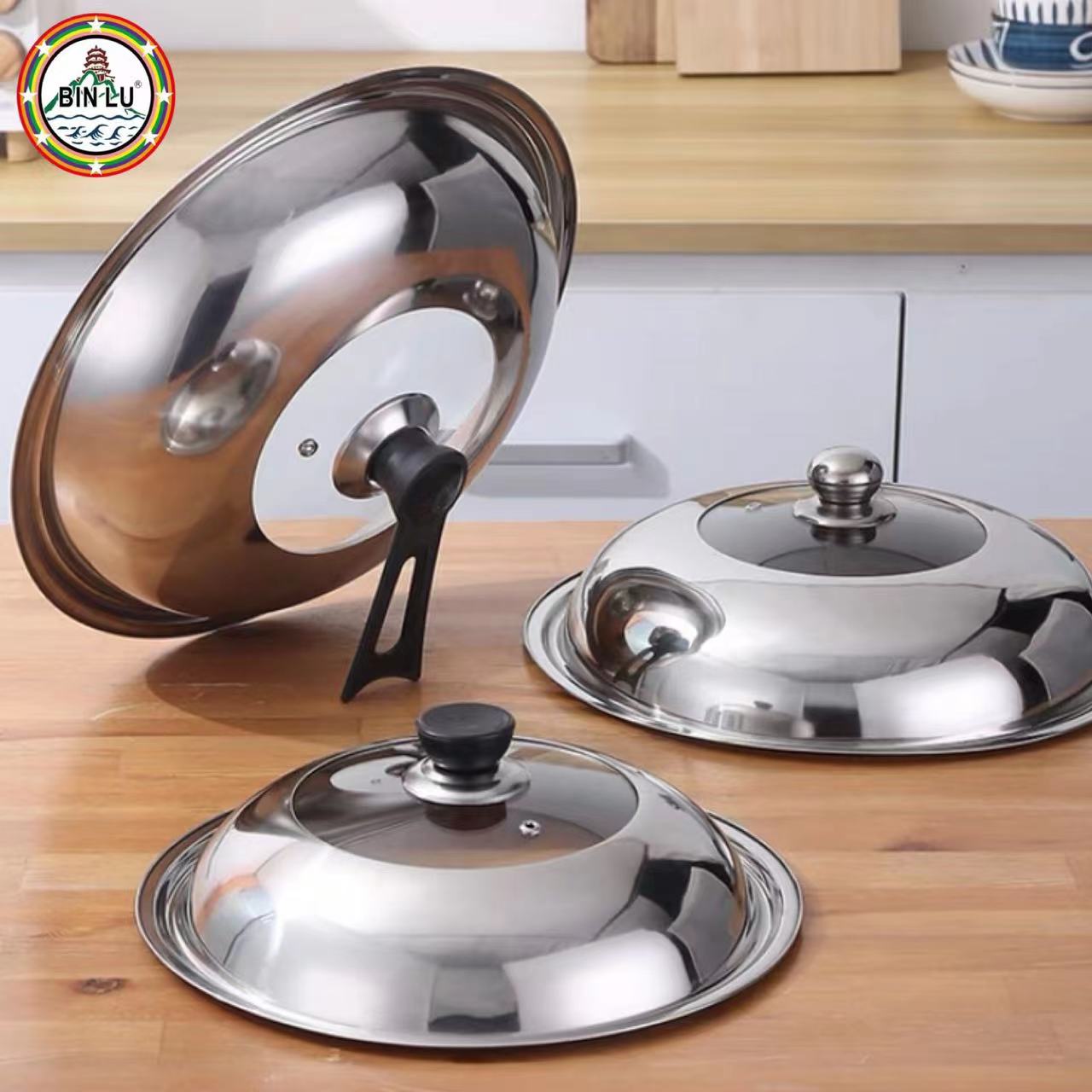 Stainless steel pot/pan lids,general pan lids,kitchen lid,pan cover ...