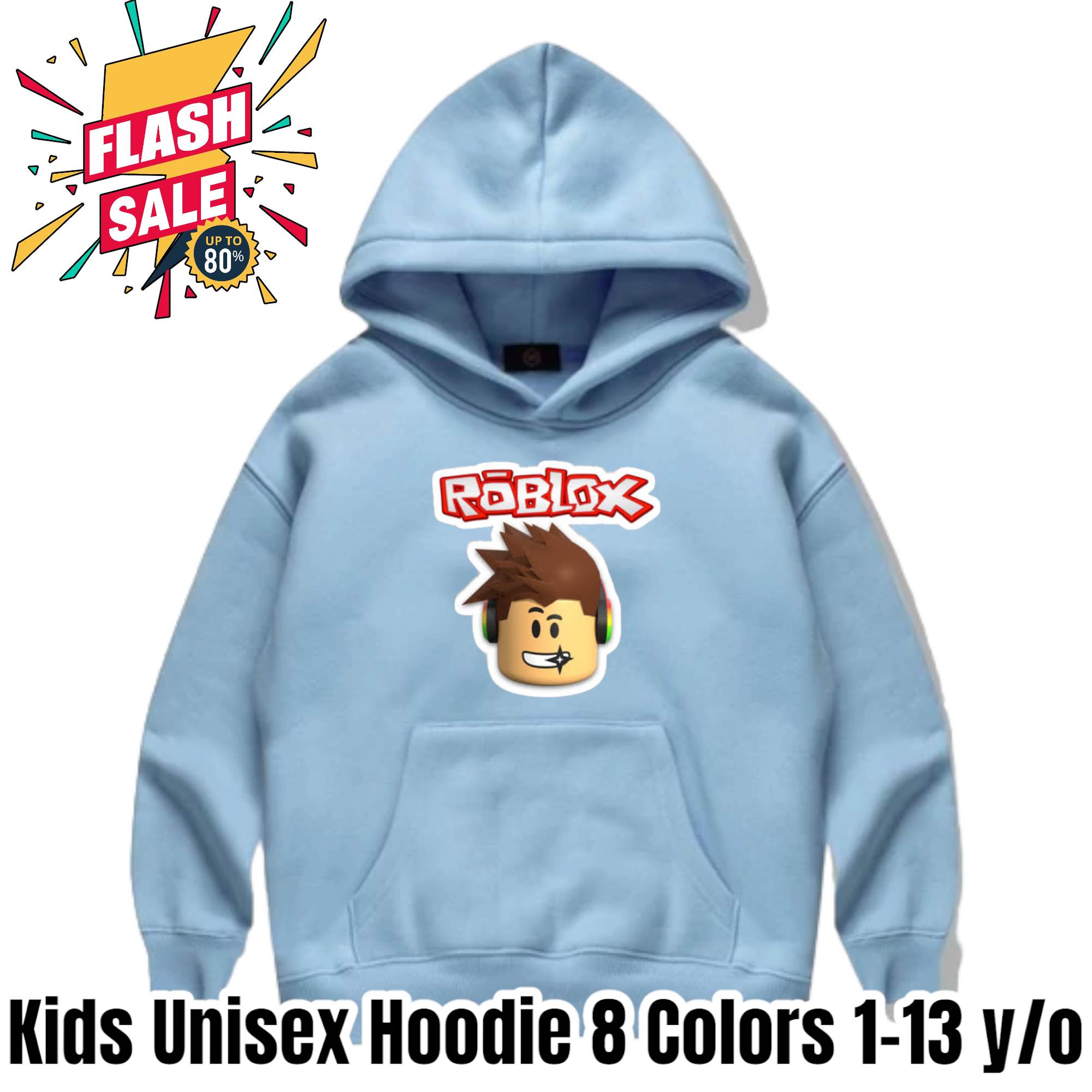 7 ROBLOX GAME GAMER GAMES KIDS TERNO HOODIE JACKET & JOGGER PANTS SET ...