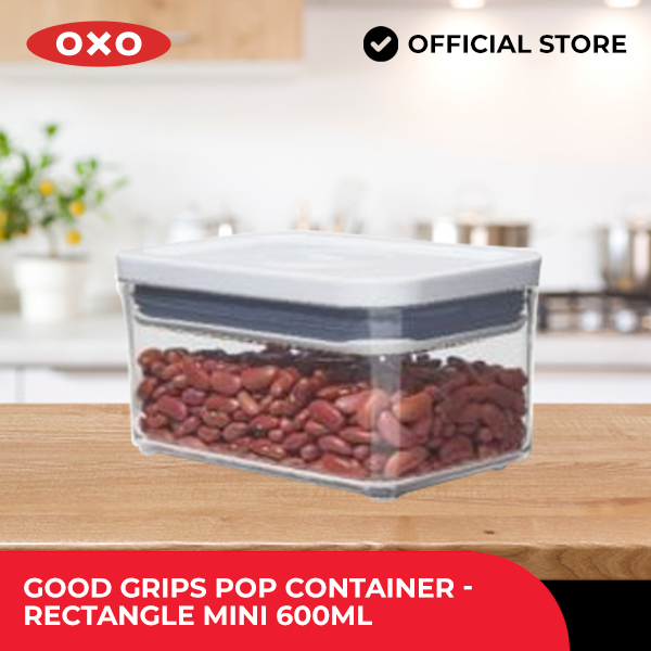 OXO Houseware Good Grips POP Container - Rectangle-Diswasher Safe 600ml | Lazada PH