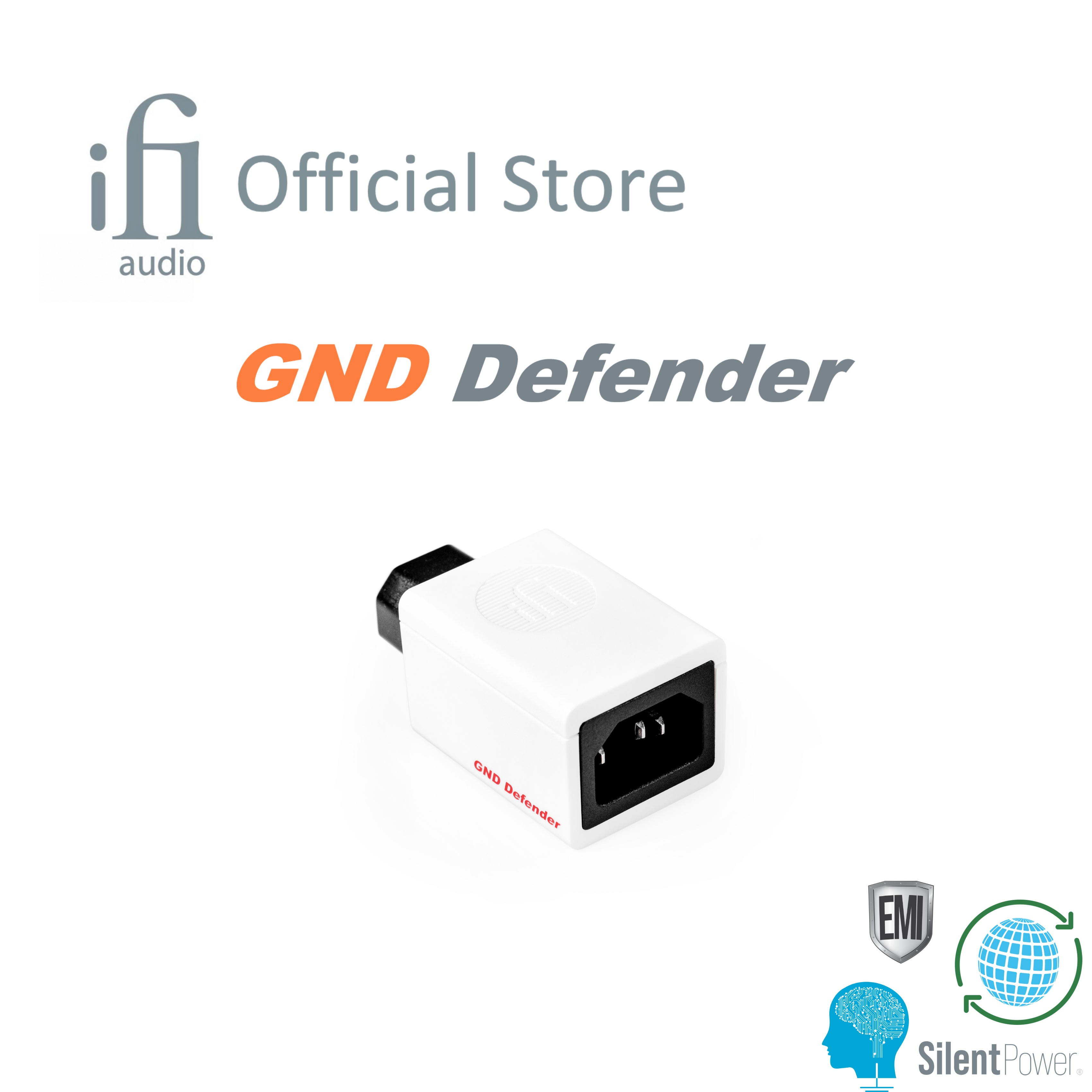 iFi GND Defender | Silent Power | Intelligent Ground Control | IEC Connector Ground Loop Remover ...