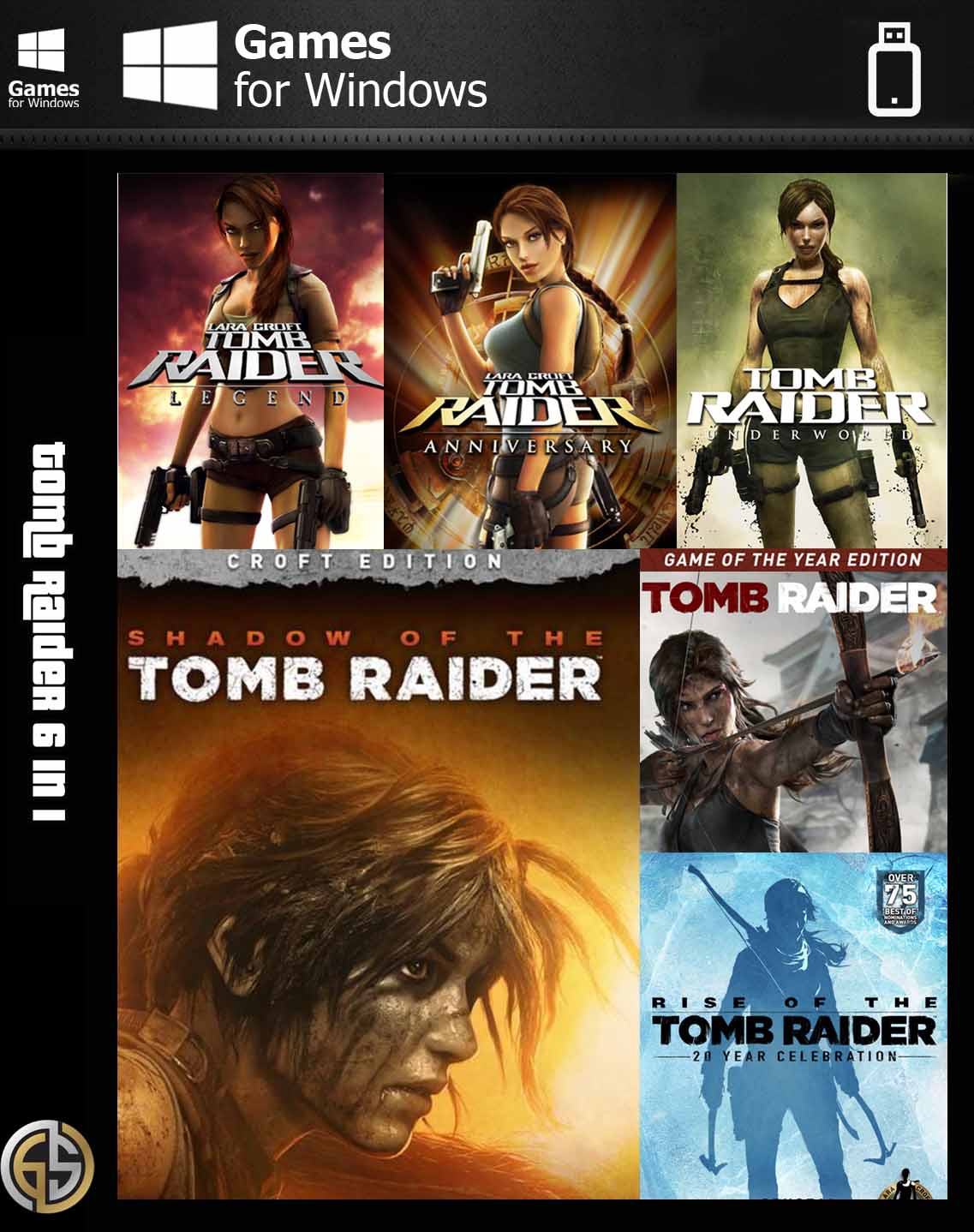 Tomb Raider PC Games Collection Offline Compatible with Windows Laptop ...