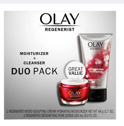 Olay Regenerist Micro-Sculpting Cream + Cleanser Duo Pack | Lazada PH