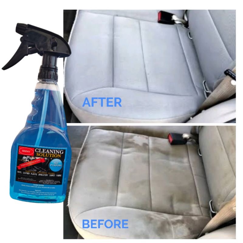 CAR INTERIOR CLEANER SHINY CLEANING SOLUTION 1 LITER | Lazada PH