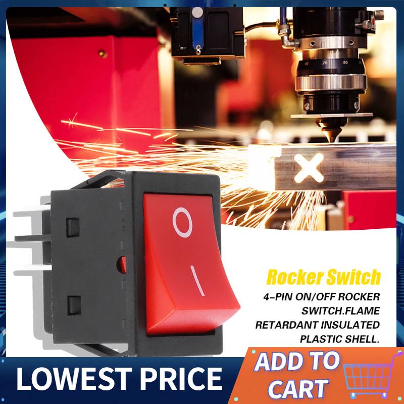 30A Welder Welding Machine 4-Pin Boat Type ON/OFF 30A Rocker Switch ...