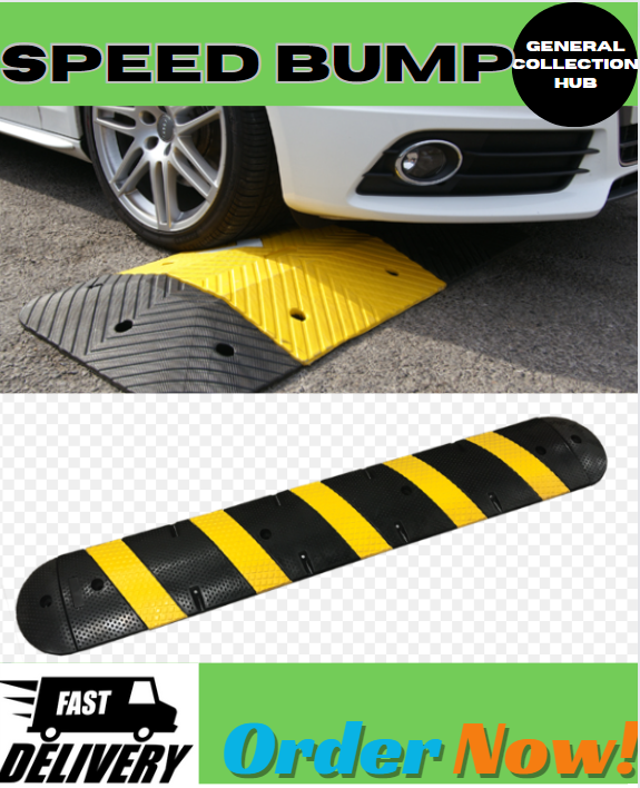 Heavy Duty Speed Bumps Wide Buffer Slope Cushion Flexible Modular Speed ...