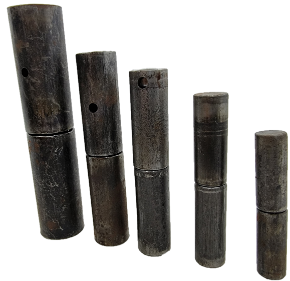 Cylindrical Hinges - Metal Gate Hinge- 3/8 inch - 1/2 inch - 5/8 inch ...