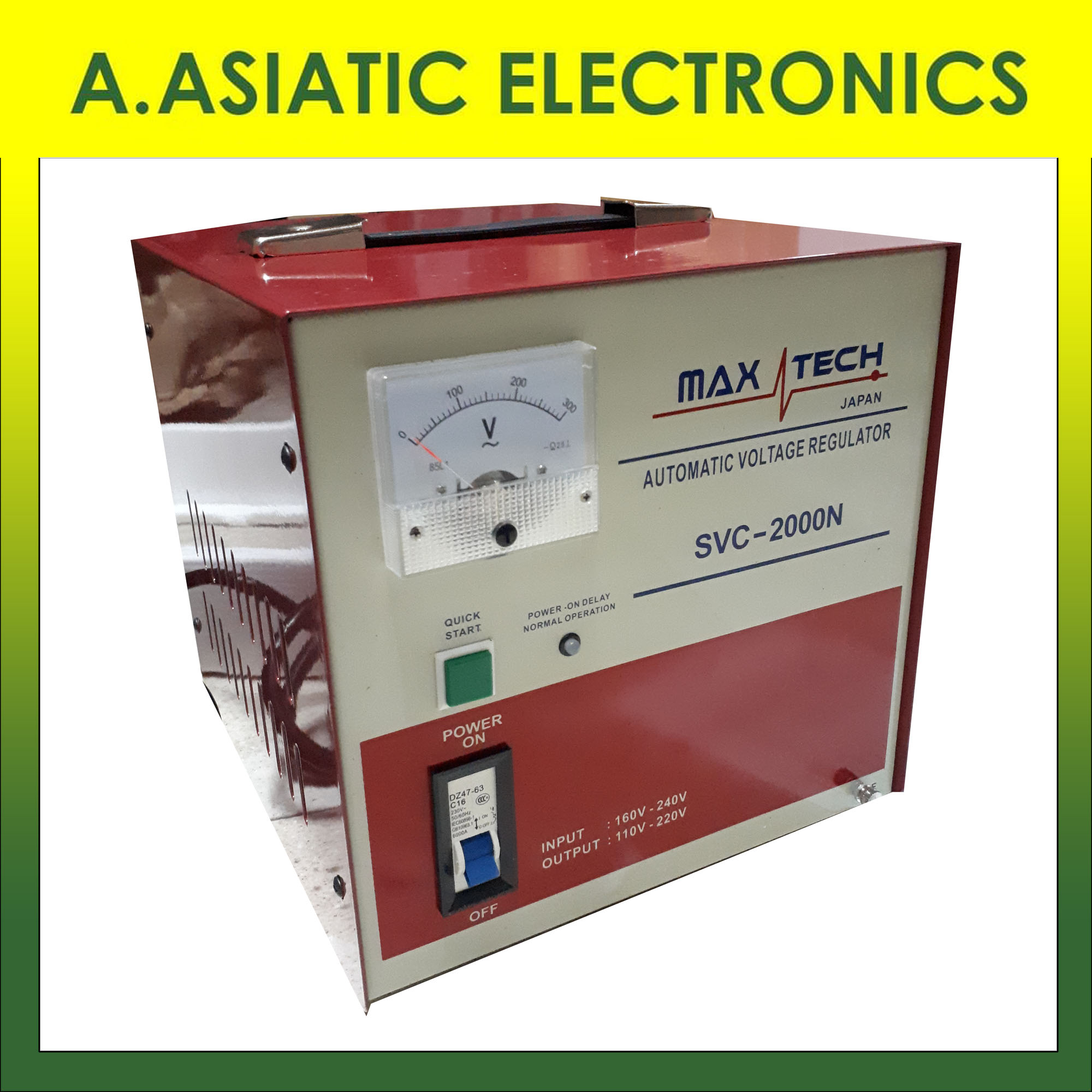 Maxtech AVR Power Supply 2000W Automatic Voltage Regulator (SVC-2000N ...
