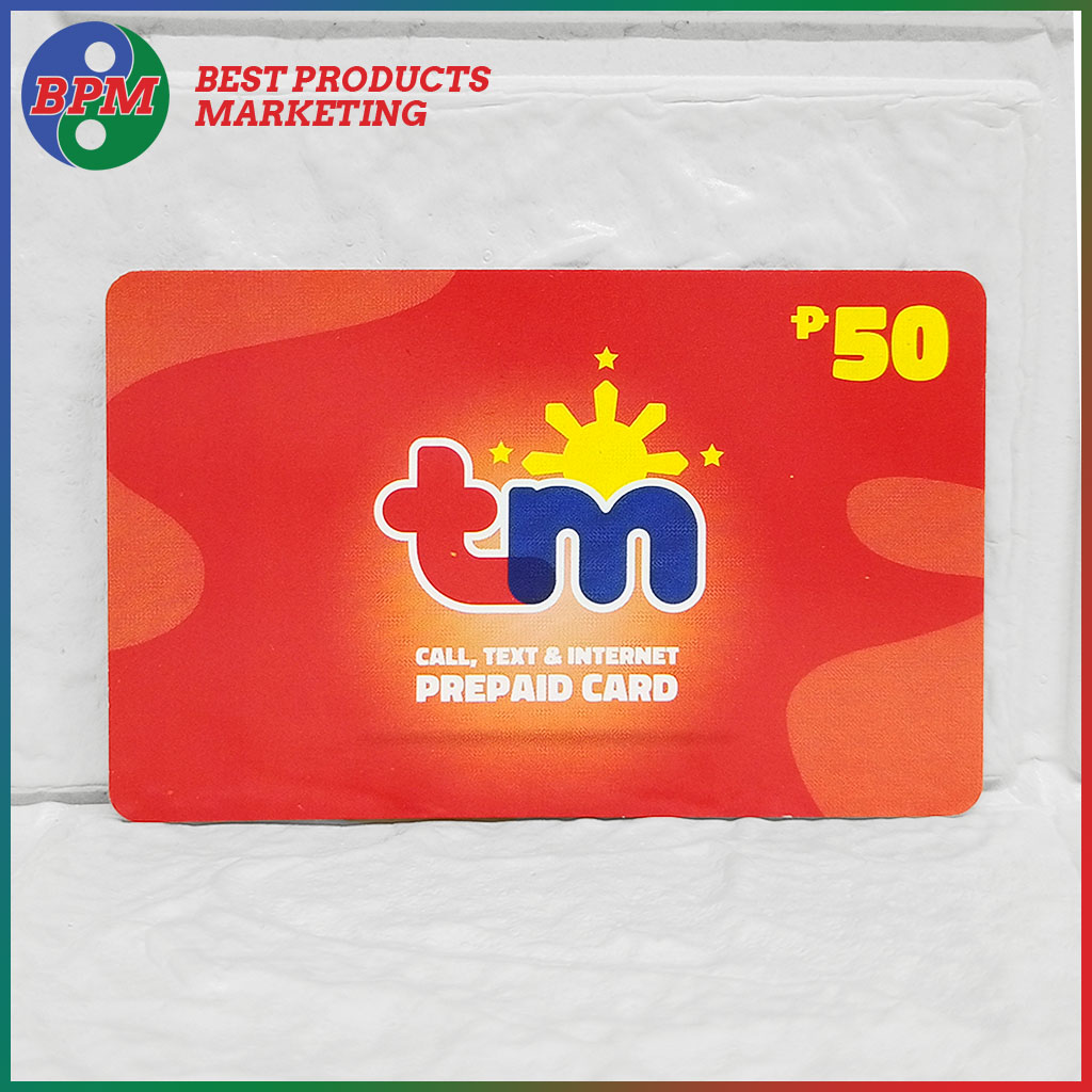 BPM TM Prepaid Load Card Denomination: P50 P100 P300 | Lazada PH