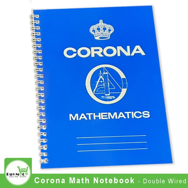 CORONA MATH NOTEBOOK ( DOUBLE WIRED) 8.5" x 11" - 100 sheets | Lazada PH