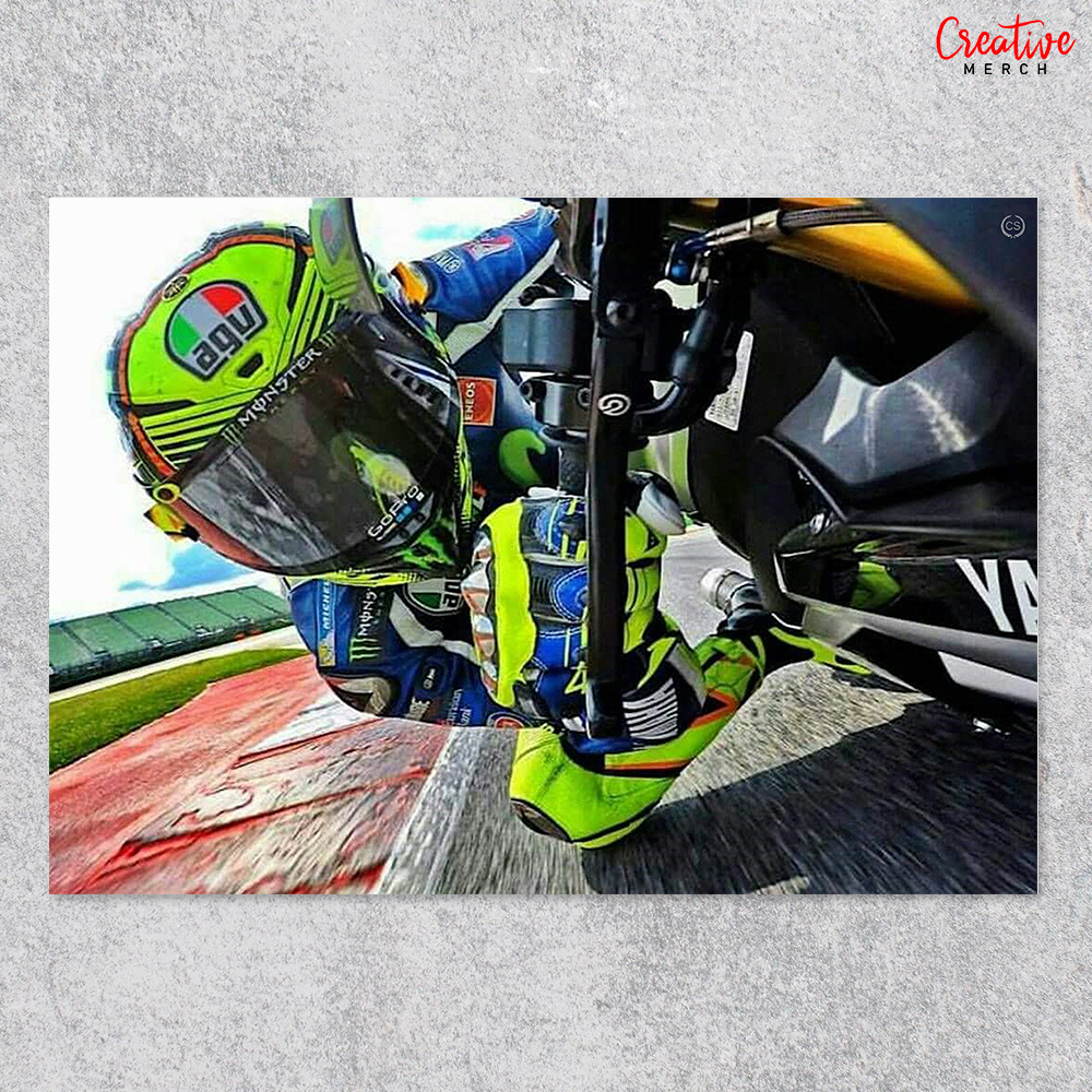 Valentino Rossi MotoGP Legend HD Poster A3 size (12x17in) by Creative ...