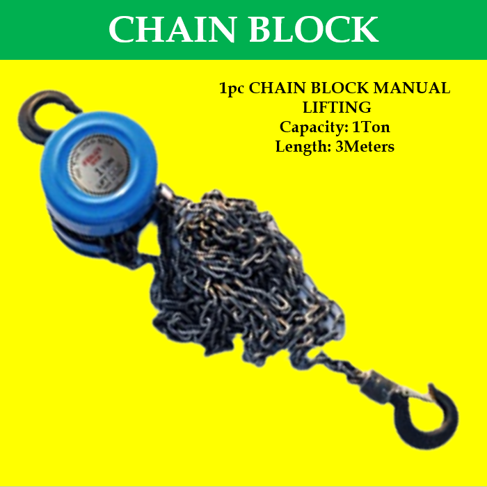 MAGO 1T Manual Lifting Chain Block Hsz Type Small Pulley Block | Lazada PH