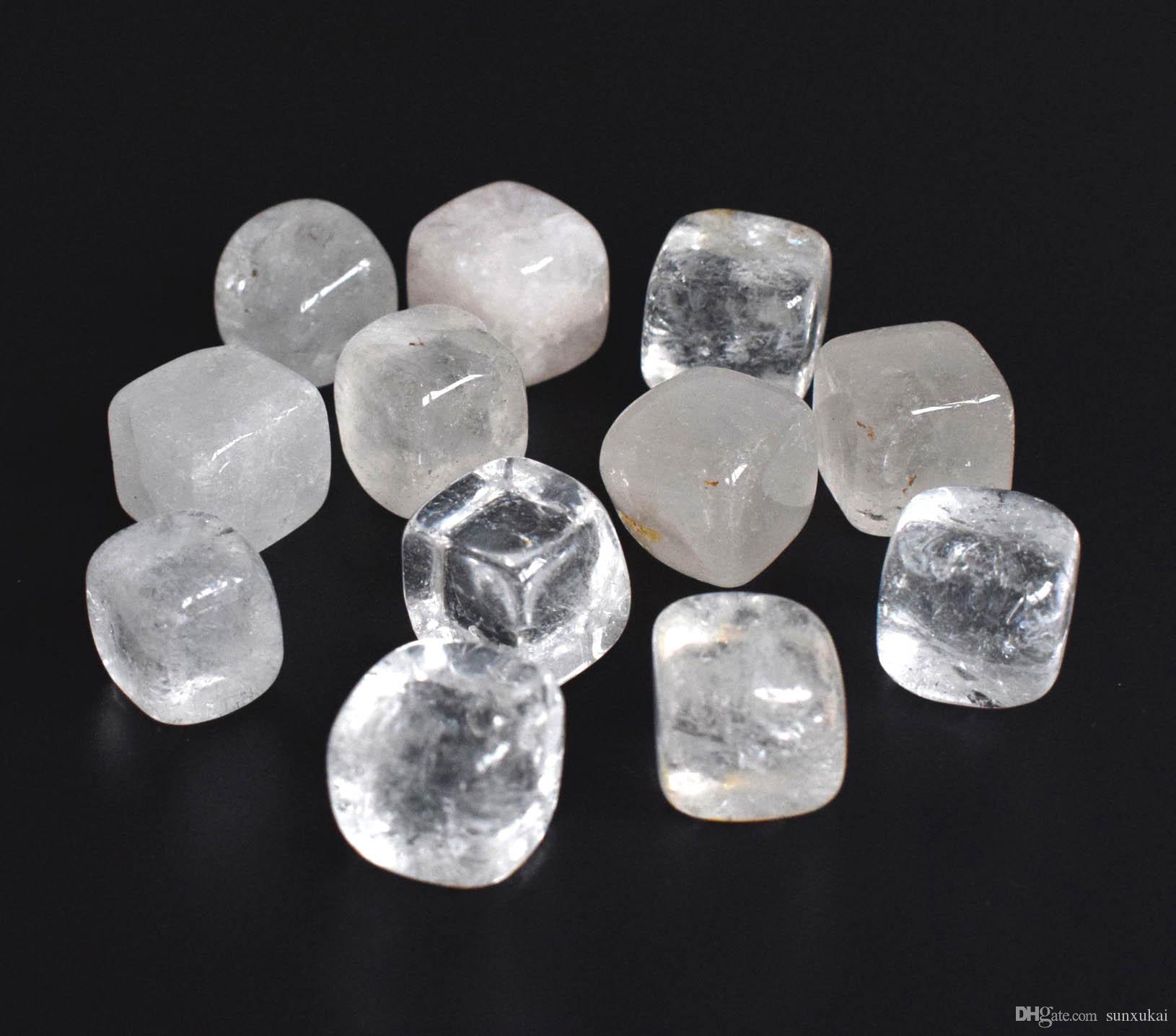 clear quartz tumbled stone/square | Lazada PH