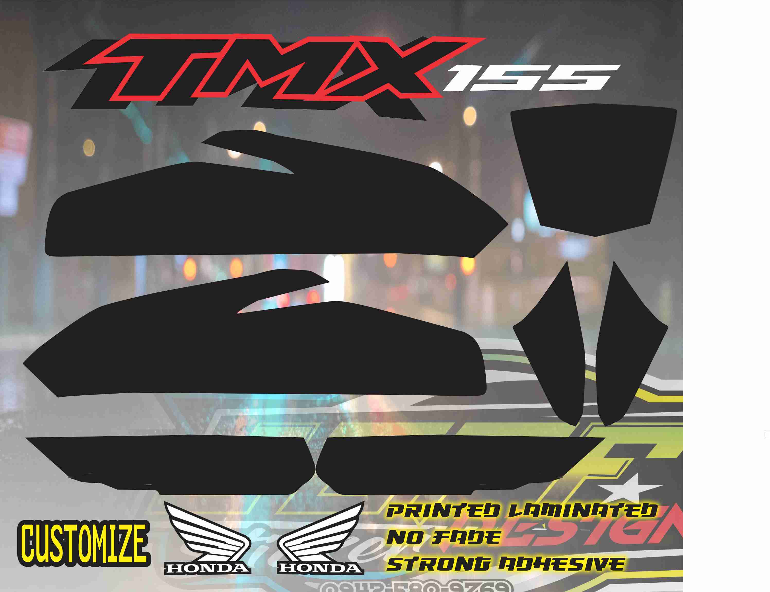 honda tmx 155 stickers | Lazada PH