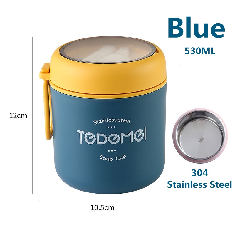 Lunchbox For Kids Lunch Box Insulation Double-Layer 304 Stainless Steel ...