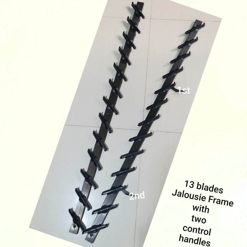 Jalousie Window Frame Strip (13-Blade) One Pair | Lazada PH