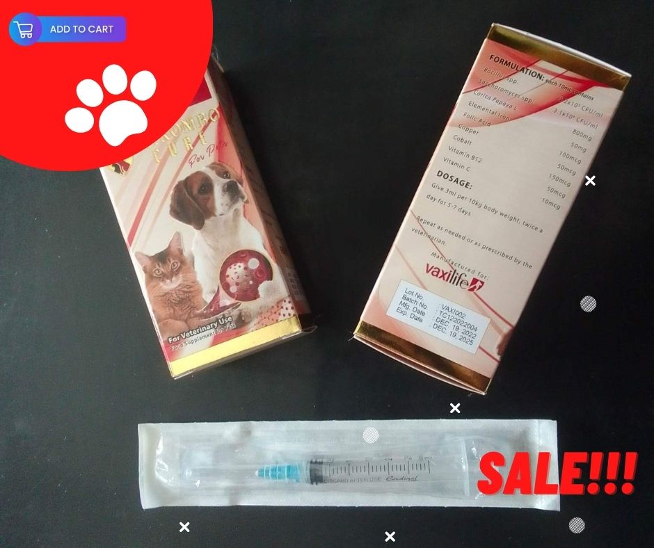 Thrombo Cure for Dogs and Cats 120ml with FREE Syringe | Lazada PH