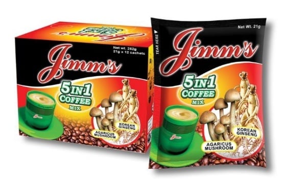 Jimm's 5 in 1 Coffee Mix 252g (21g x 12 Sachets) 1 box | Lazada PH