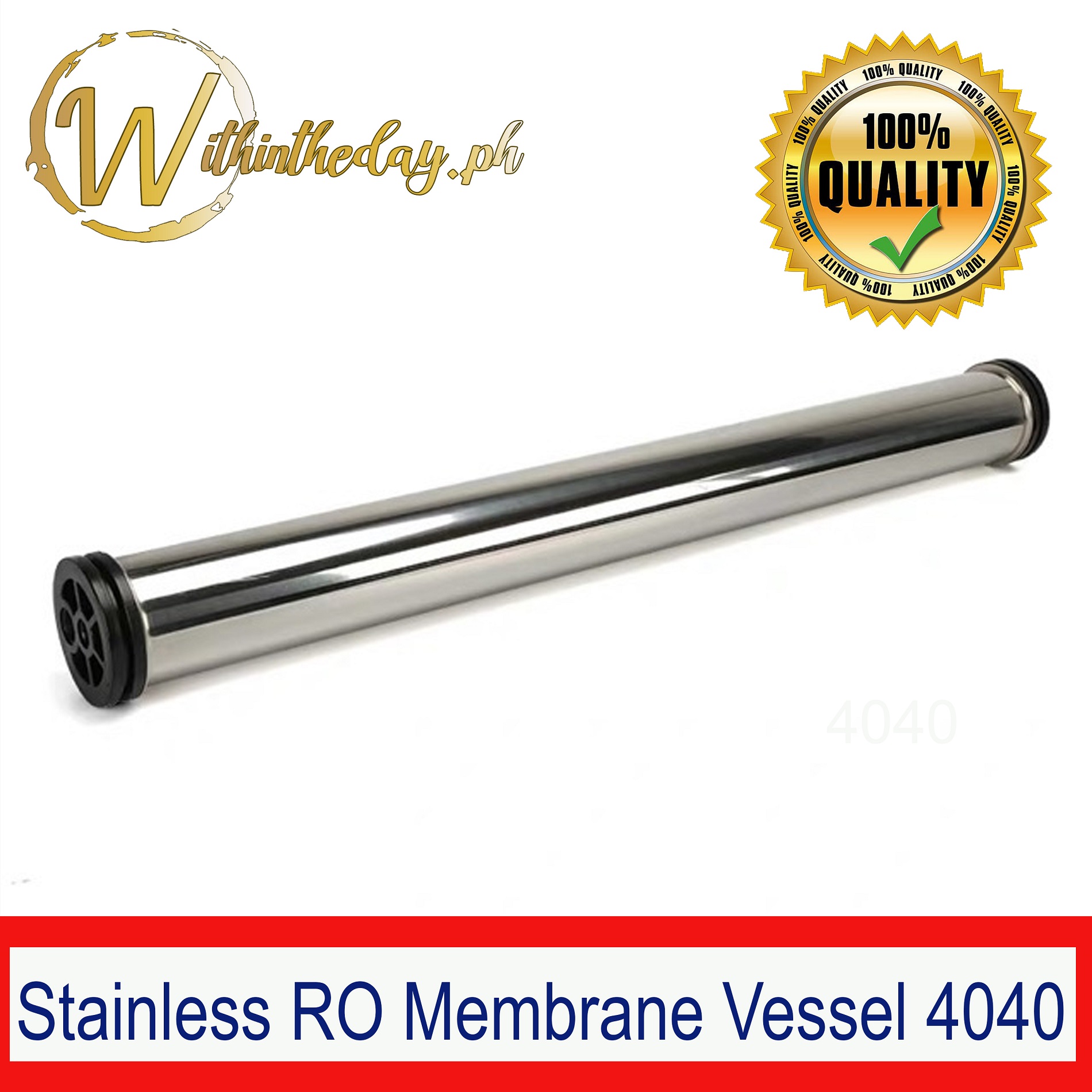 High Quality 4040 RO Membrane Vessel Stainless Steel Housing Complete ...