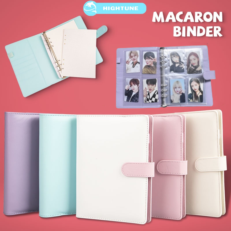 [on hand] 4pcs macaron binder a5 a6 photocard binder money organizer binder | Lazada PH