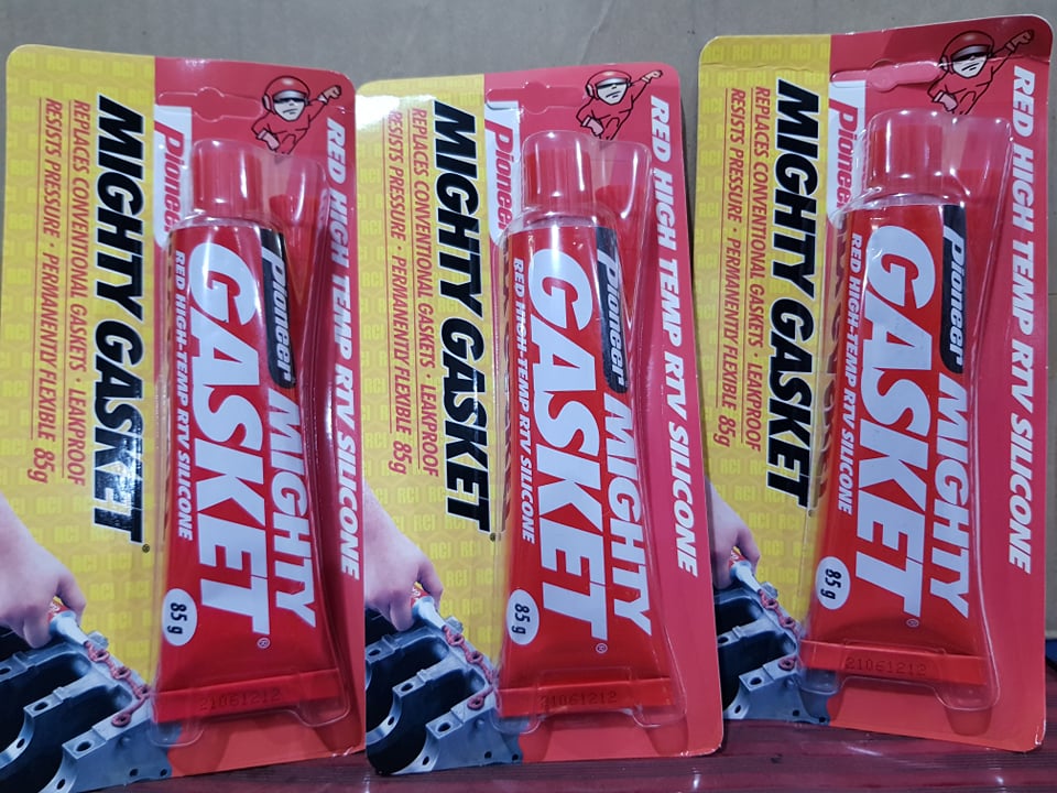 Pioneer Mighty Gasket 85g High-Temp RTV Silicone Sealant (RED) | Lazada PH