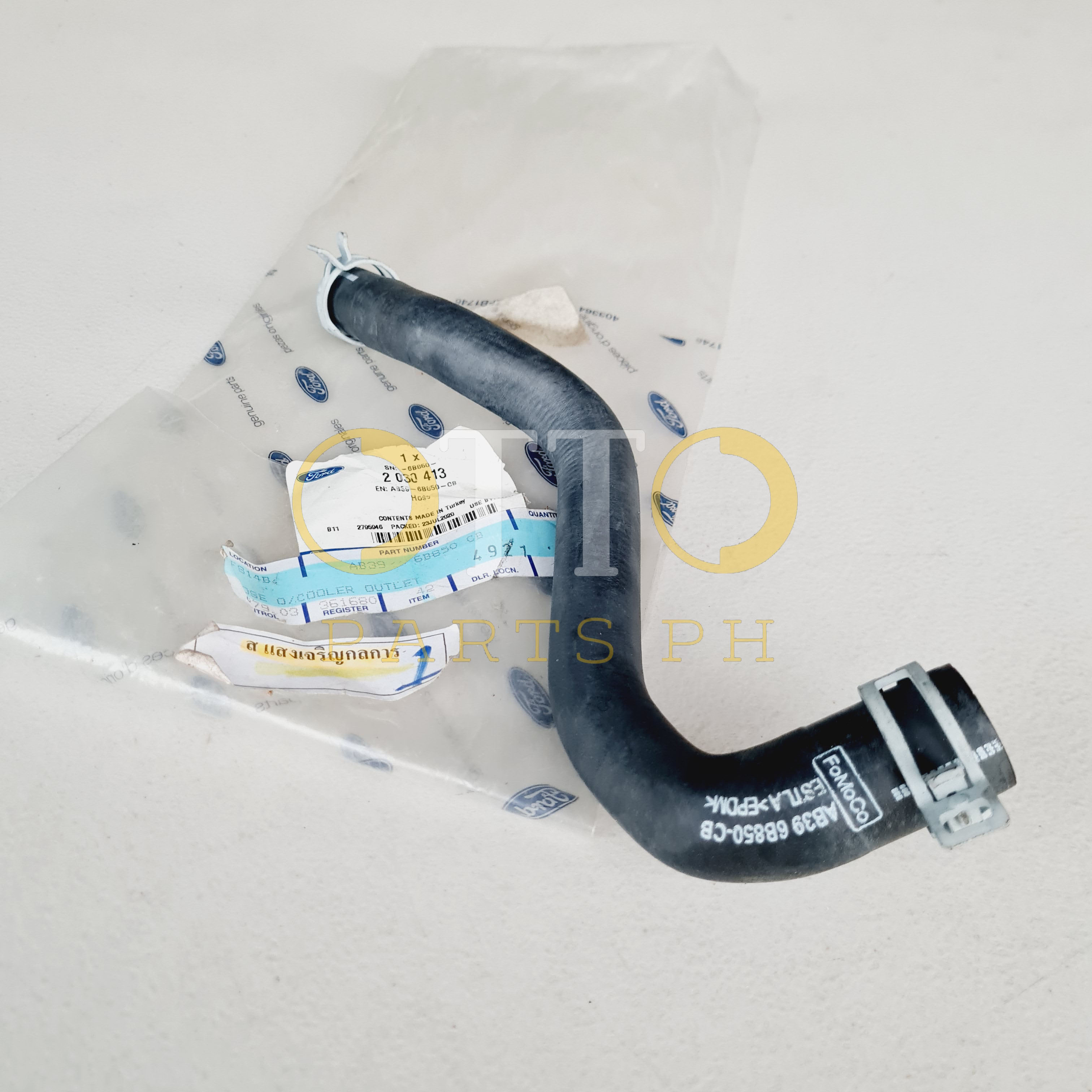 [GENUINE] Oil Cooler to Water Pump Hose for Ford Ranger, BT50 [2012 ...