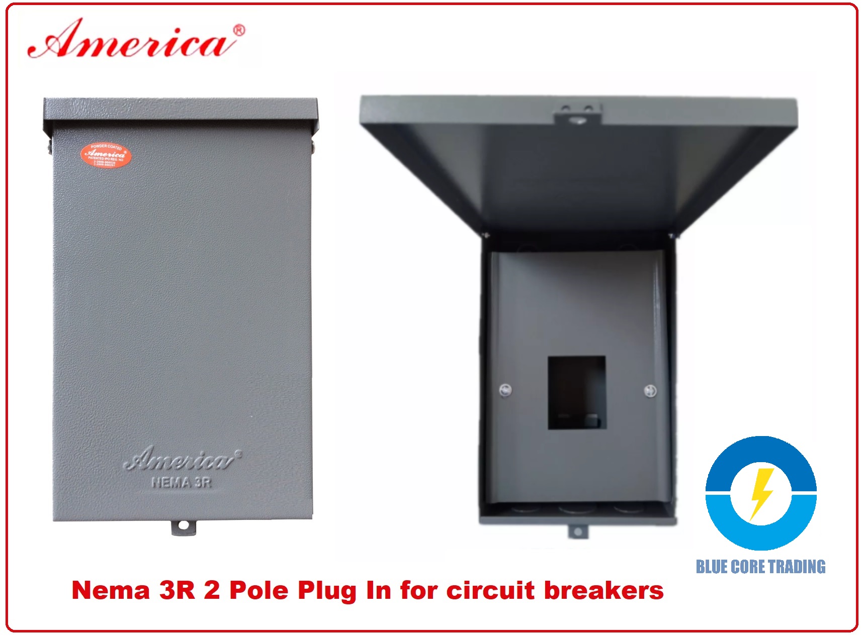 America Nema 3R 2 pole Plug In Weatherproof for Plug In Circuit ...