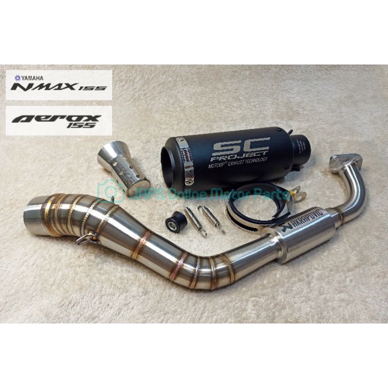 Factory direct sales Akrapovic SC Project Full System Exhaust Pipes for ...