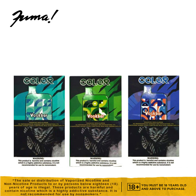 Vookbar Color 10K Disposable Vape | Lazada PH