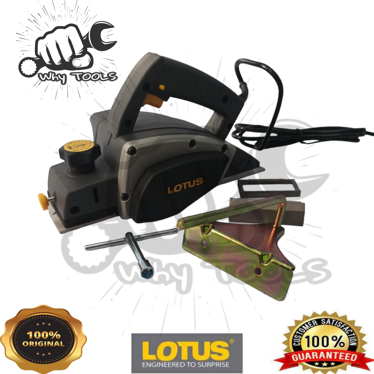 LOTUS Electric Wood Planer 3-1/4" PRO 600W Power Tools LTPL600X | Lazada PH