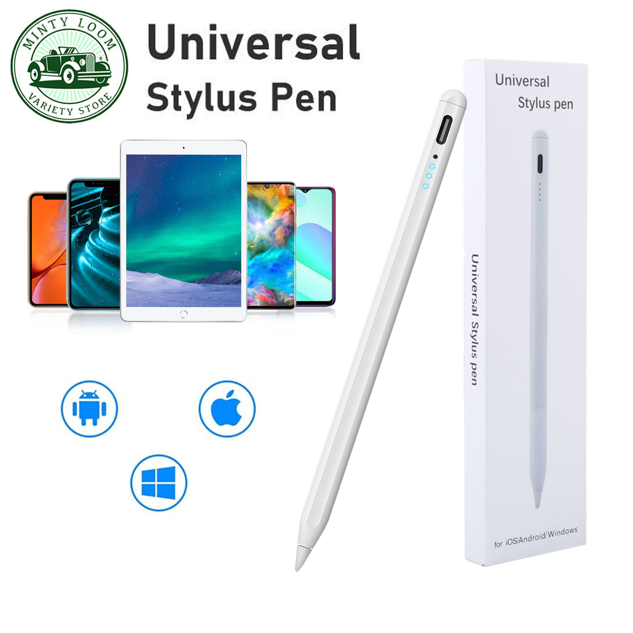 Universal Touch Stylus Pen Capacitive Device Active Mobile Phone Pencil ...