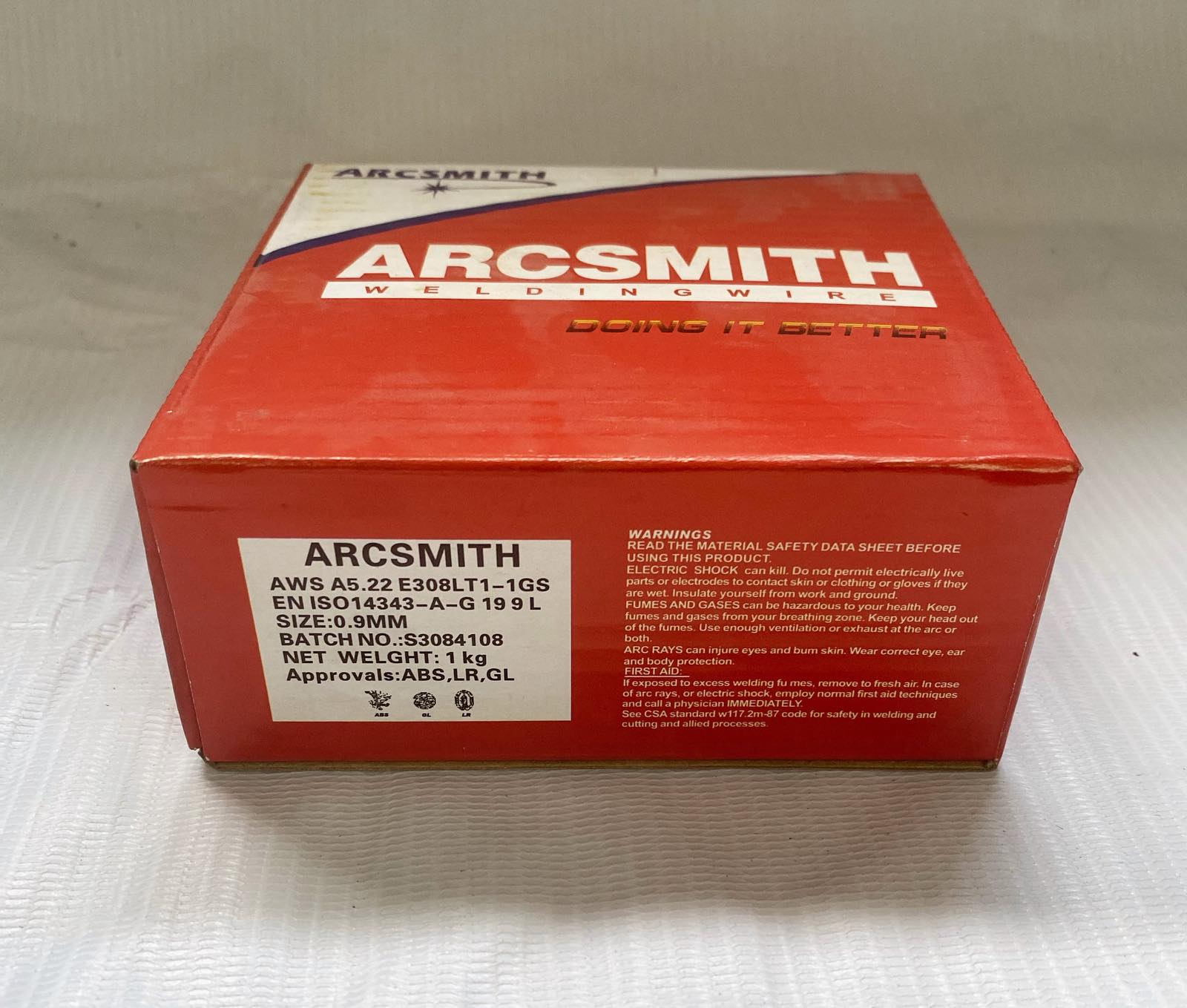 ArcSmith Gasless Stainless Steel Flux-Cored MIG Welding Wire E308L 1kg ...