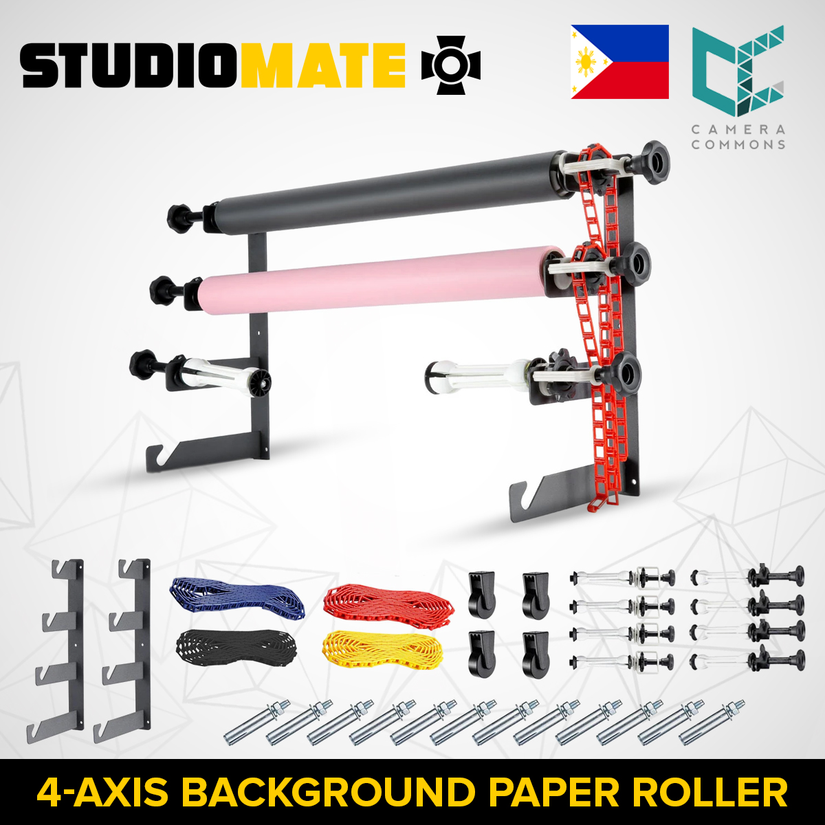 STUDIOMATE SM11 4 Axis Background Roller for Photography Studio ...