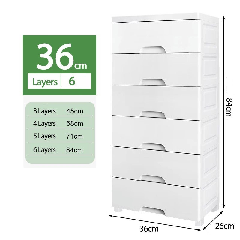 Goldstar 36cm thick plastic storage cabinet with wheeled drawers, used ...